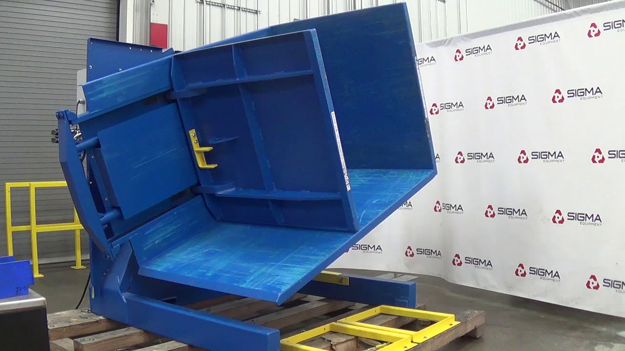 "Efficient Pallet Inverter for Heavy Loads - 180 Degree Rotation, 4400 ...