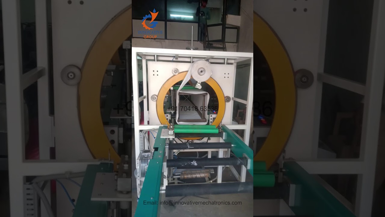 "Efficient Spiral Orbital Stretch Film Wrapping Machine for Extrusions ...