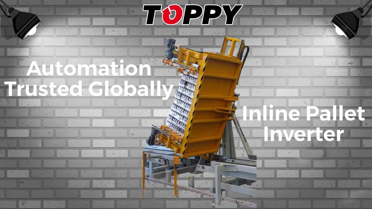 Efficiently Turn Over Bottles with an Inverter Inline Pallet Inverter ...