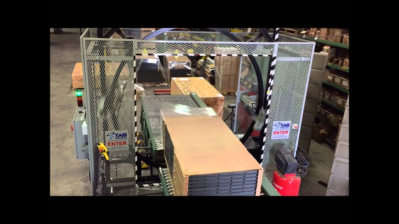Efficiently Wrapping a 7-Foot Pallet with Fully Automated TAB WRAPPER ...