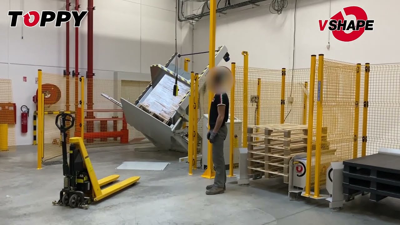 "Revolutionary Pallet Inverter: The Toppy V-Shape" - orbital stretch ...