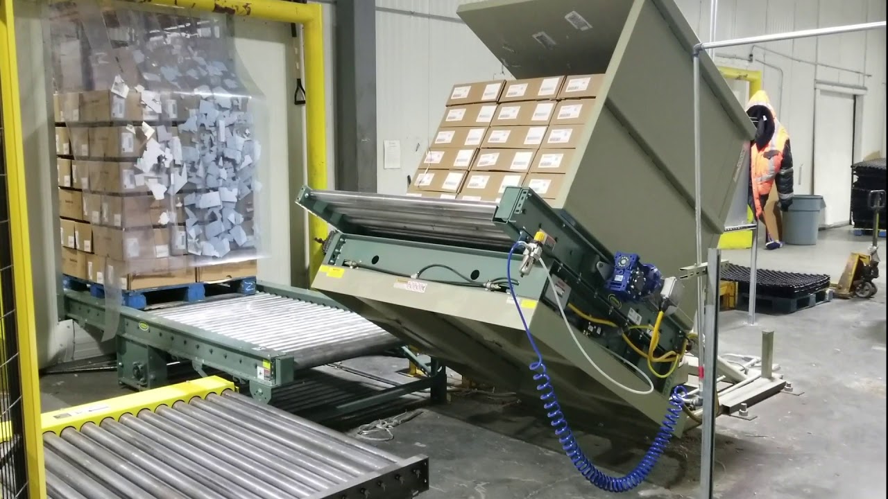 "Efficient and Safe Pallet Handling with Automatic Pallet Tipper ...
