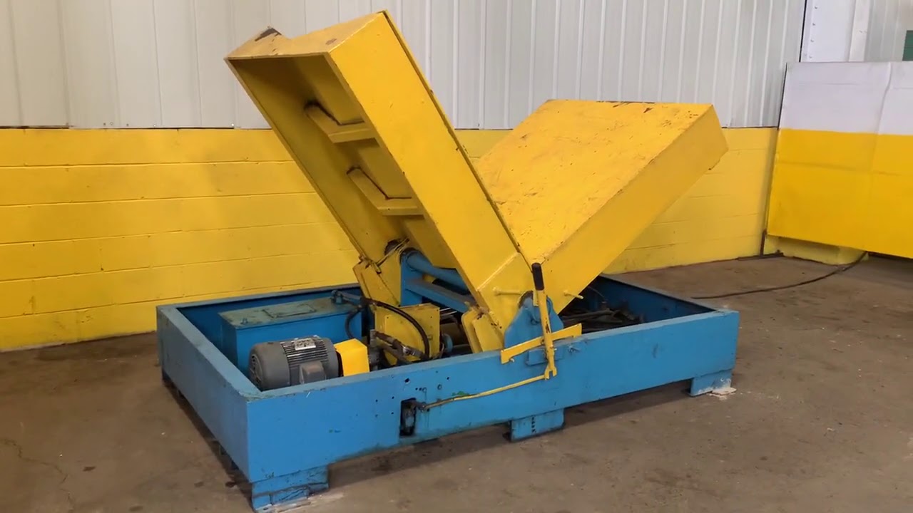 "High-Capacity Hydraulic Upender Coil Flipper - Heavy-Duty Machinery ...