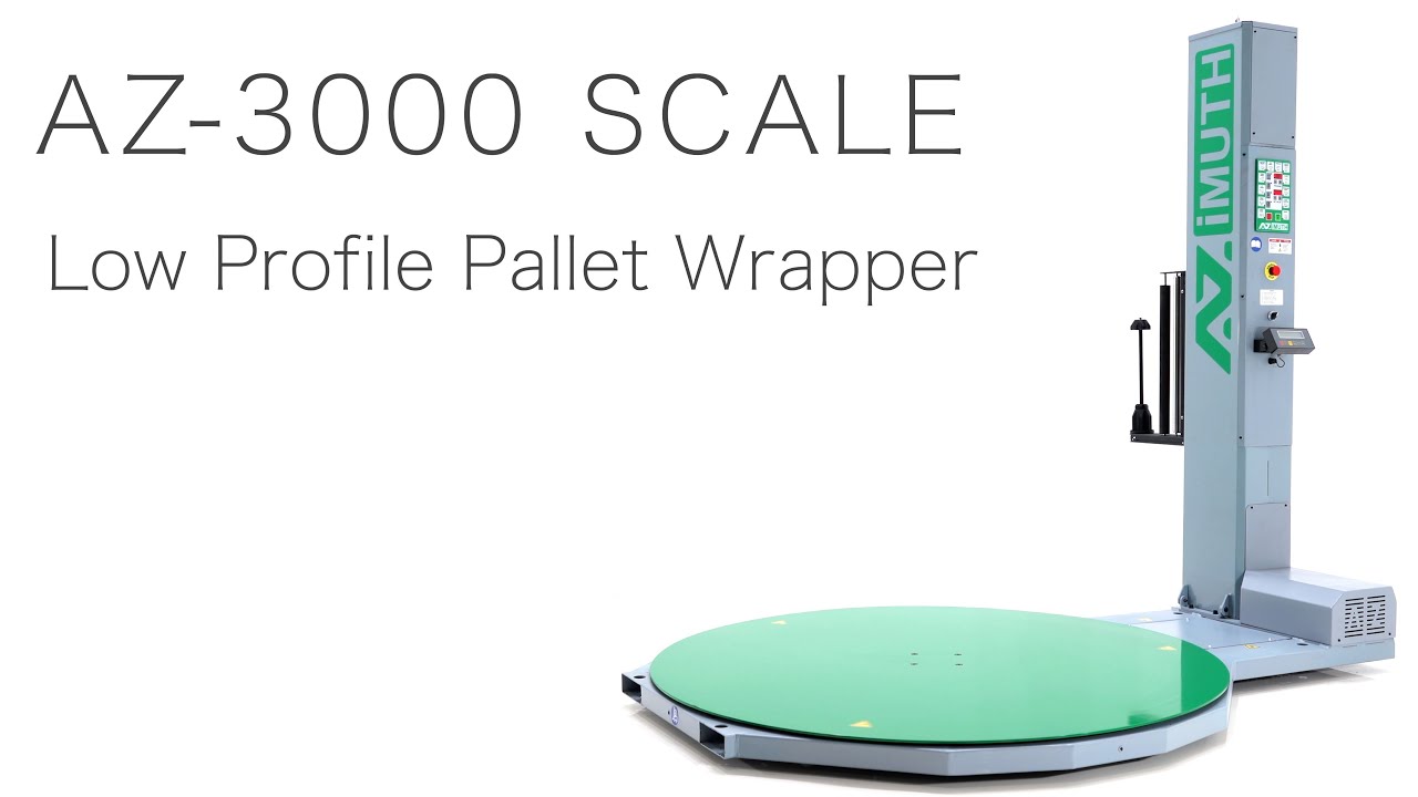 "Efficient Low-Profile Pallet Wrapper Machine: AZ-3000 SCALE for ...