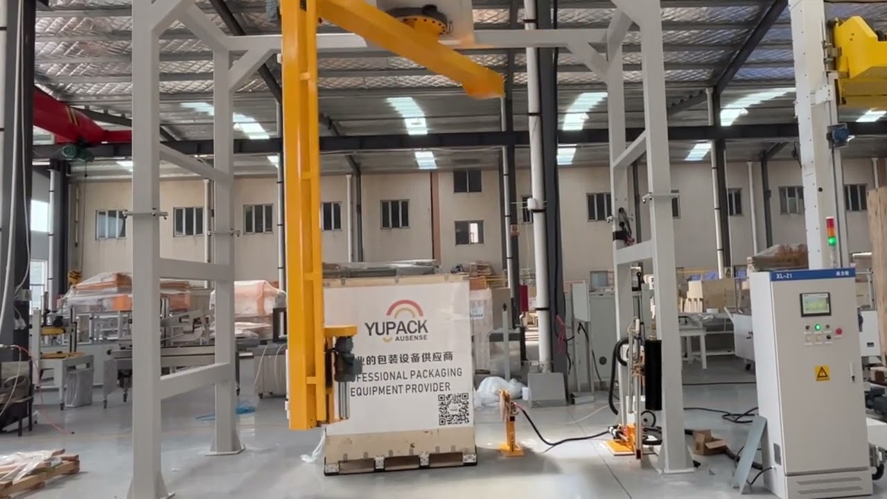 "Efficient Pallet Wrapping Solution: Next-Gen Automatic Rotary Arm for ...