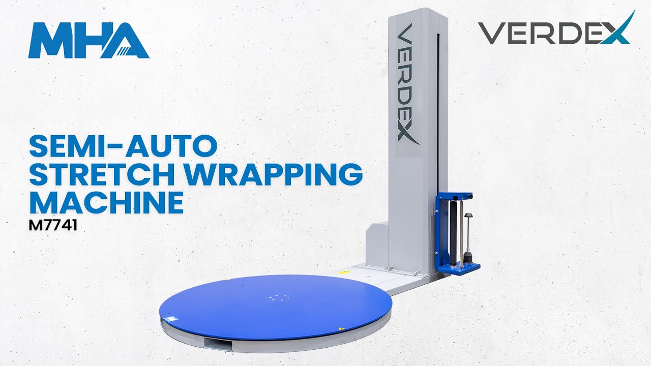 "Efficient Semi-Automatic Stretch Wrap Machine: M7741 Enhanced for Optimal Packaging" - orbital ...
