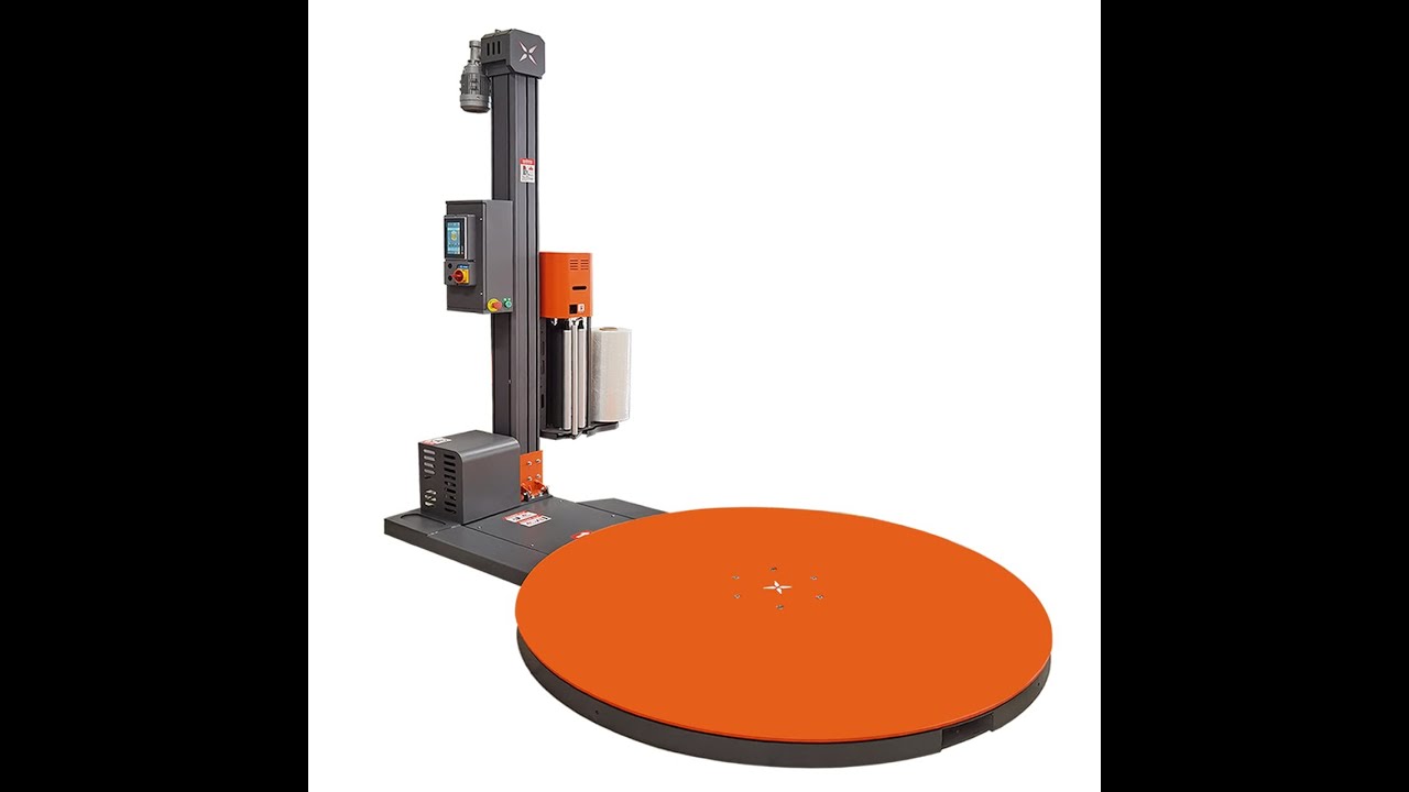 Efficient Used Machine for Wrapping Pallets with Stretch Film - orbital stretch wrapper
