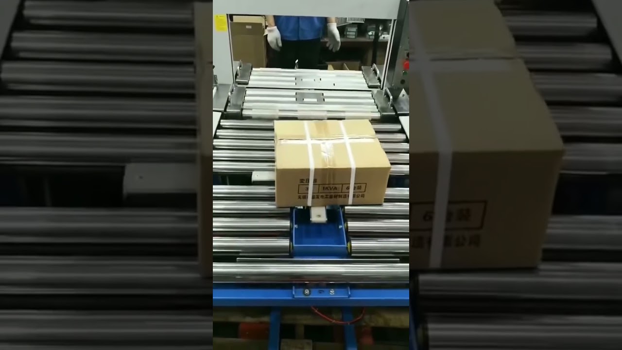 Enhanced Strapping System: Advanced Automated Strapping Machine with Lifting, Rotating, and ...