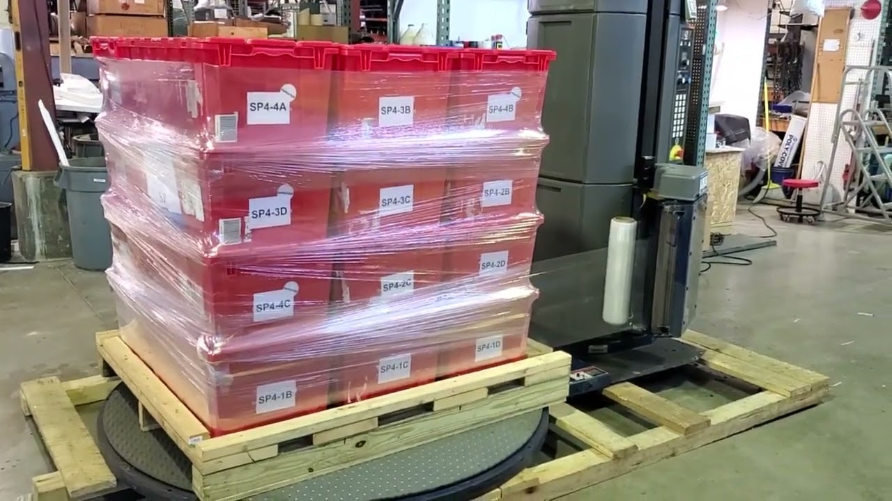 "High-Performance Pallet Stretch Wrap Turntable Machine - Inventory ...