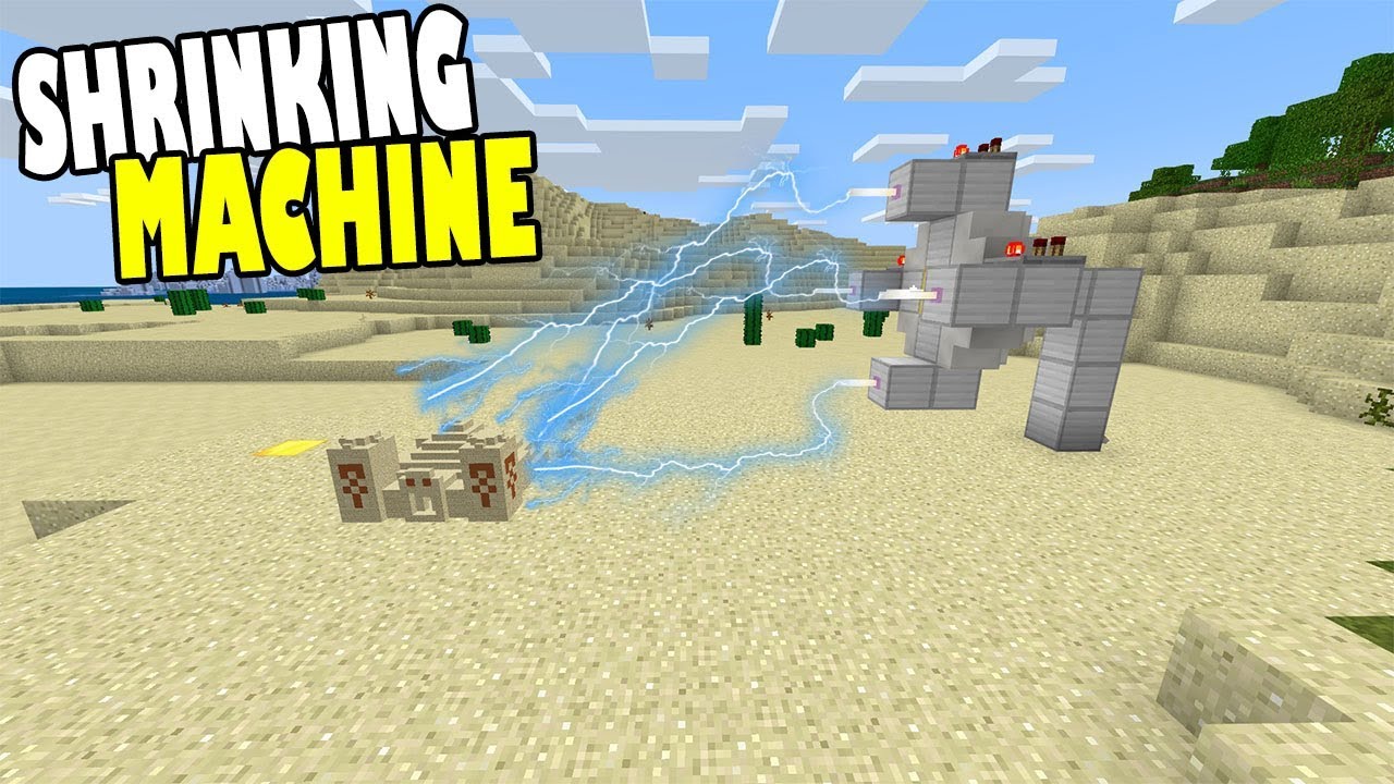 How to Create a Shrink Machine in Minecraft Bedrock Edition | MCPE ...