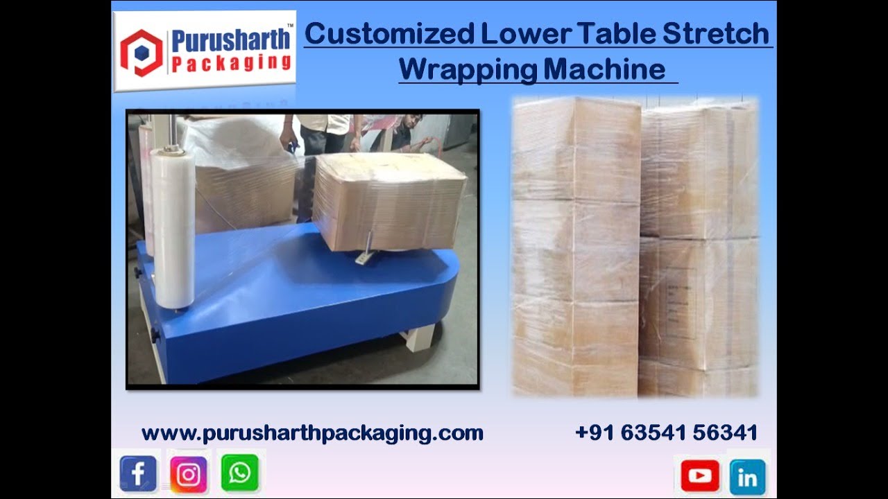 Innovative Lower Table Stretch Wrapping & Box Packing Solution ...