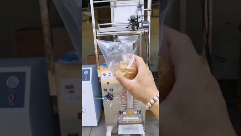 Innovative Nitrogen Flush Puffed Food Weighing and Packing Machine ...