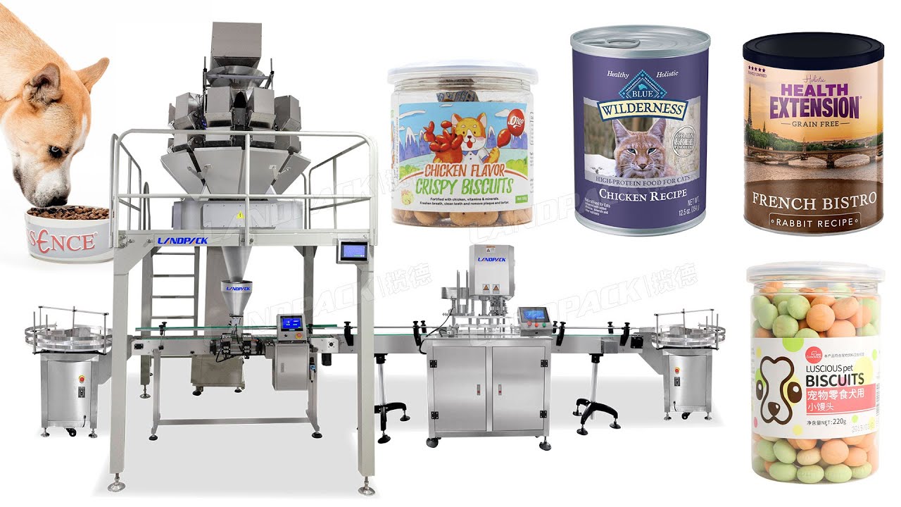 Innovative Pet Food Packaging Machine: Streamlined Can & Bottle Filler ...