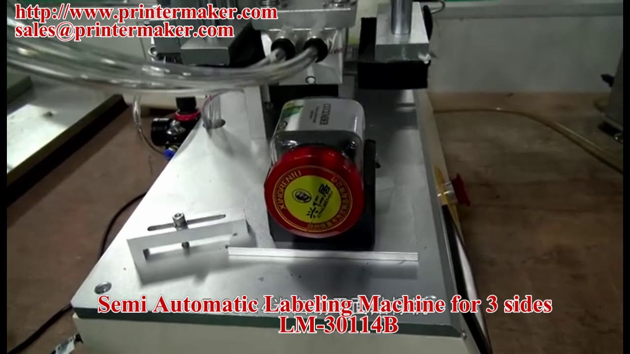 "Revolutionary Labeling Innovation: Enhanced Semi-Automatic Machine for ...