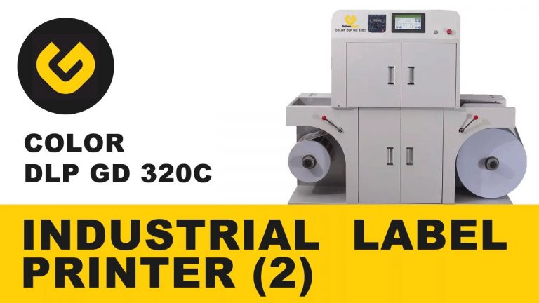 "Vibrant Color DLP Industrial Label Printer: Boost Efficiency ...