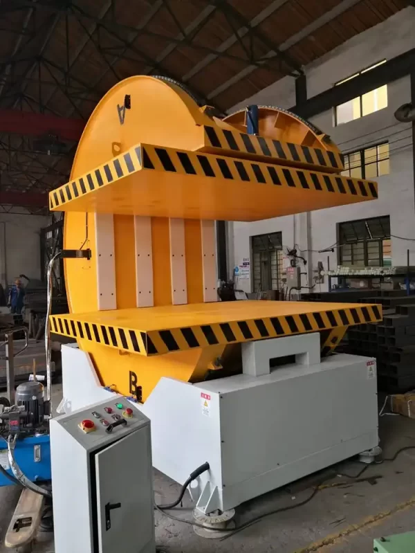 Steel Sheet Inverter & Upender – orbital stretch wrapper