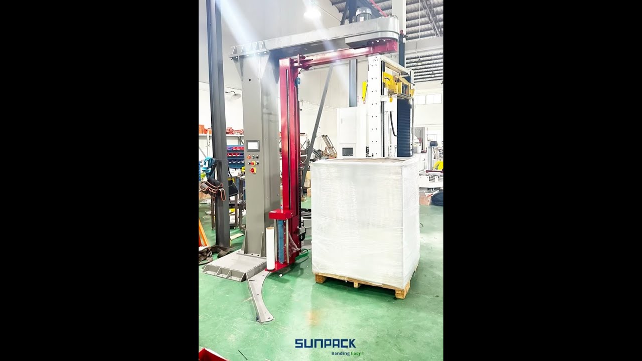 Rotary Arm Pallet Wrapping Machine - orbital stretch wrapper