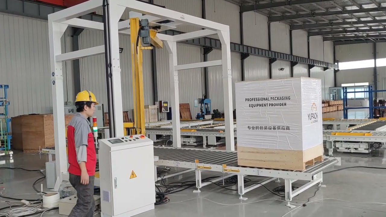 Automatic Stretch Film Wrapping Machine - orbital stretch wrapper