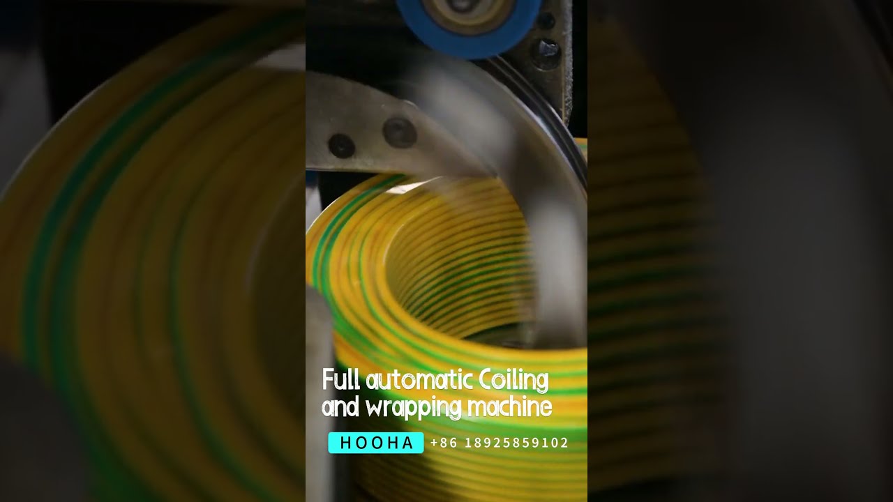 "Cable Packaging Solution: Efficient Coiling and Wrapping Machine ...
