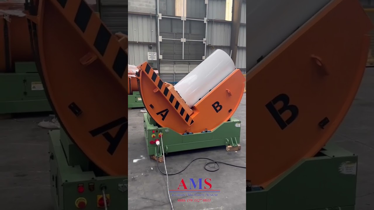 Coil Roll Upender: A Simplified Machine - orbital stretch wrapper