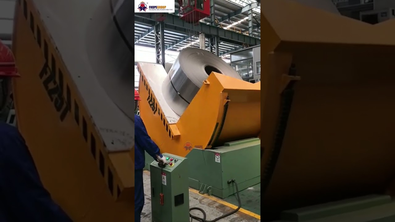 Coil Upender with Coil Loading and Lifting Capability - orbital stretch ...