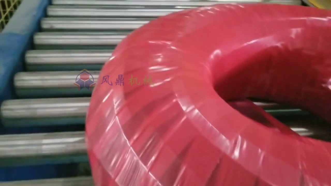 Coil Wrapping and Line Per Hose Packaging Machine - orbital stretch wrapper