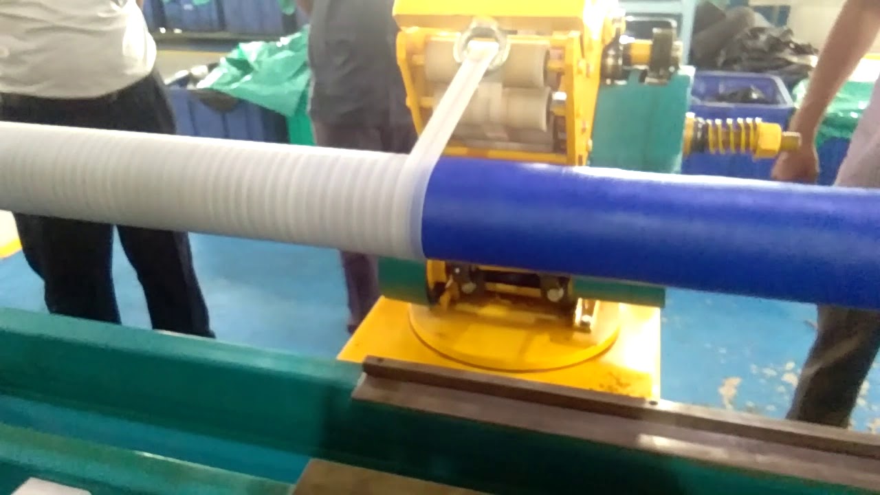 Nylon Tape Wrapping and Unwrapping Machine for Hoses - orbital stretch ...