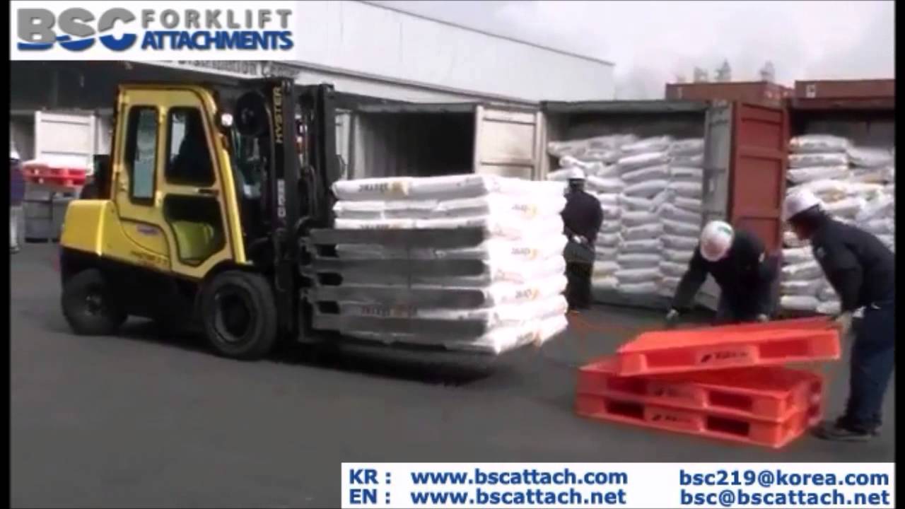 Pallet Turning Inverter with Push Clamp - orbital stretch wrapper